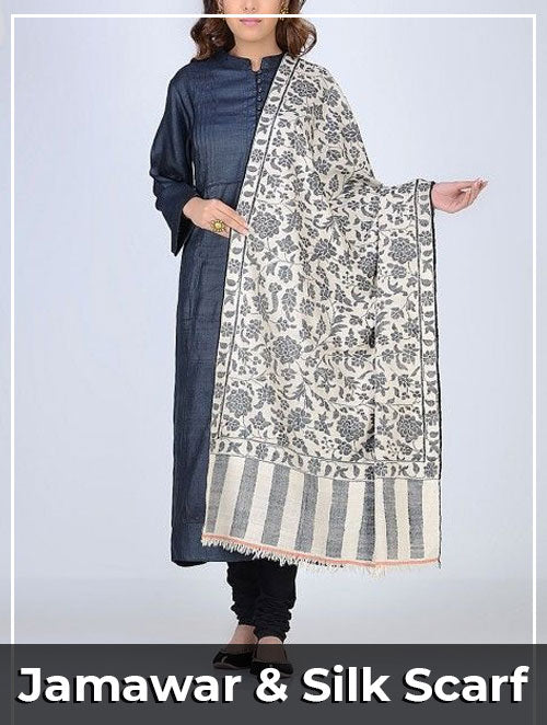 Jamawar & Silk Scarf – Tradition Stores