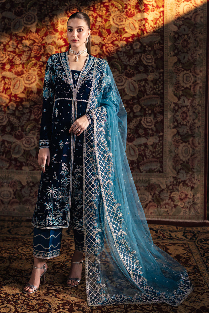 Qalamqar velvet Edit'24 BK-07 LIYANA – Tradition Stores