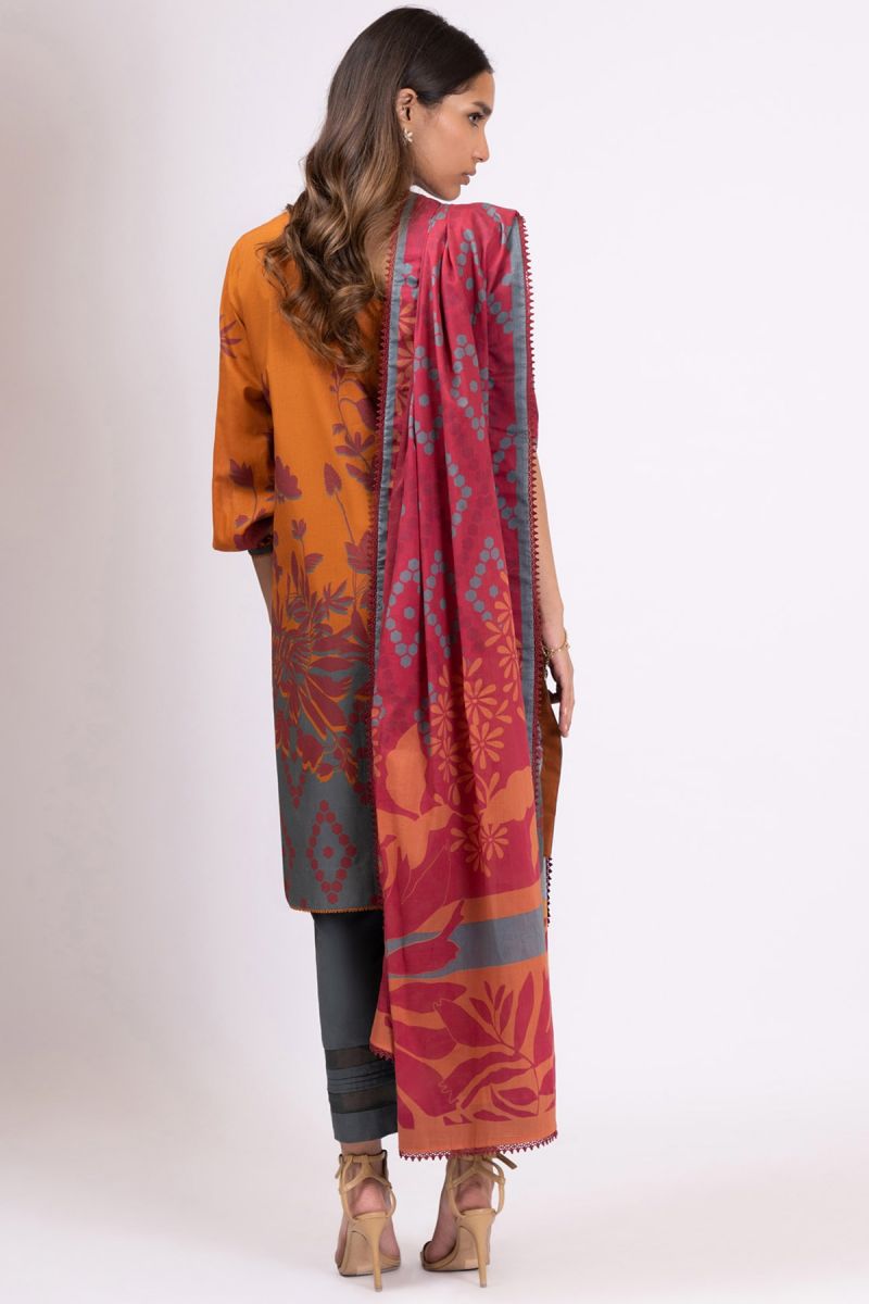 Al-Karam Spring Summer`22 (2 PC) SS#46 Rust – Tradition Stores
