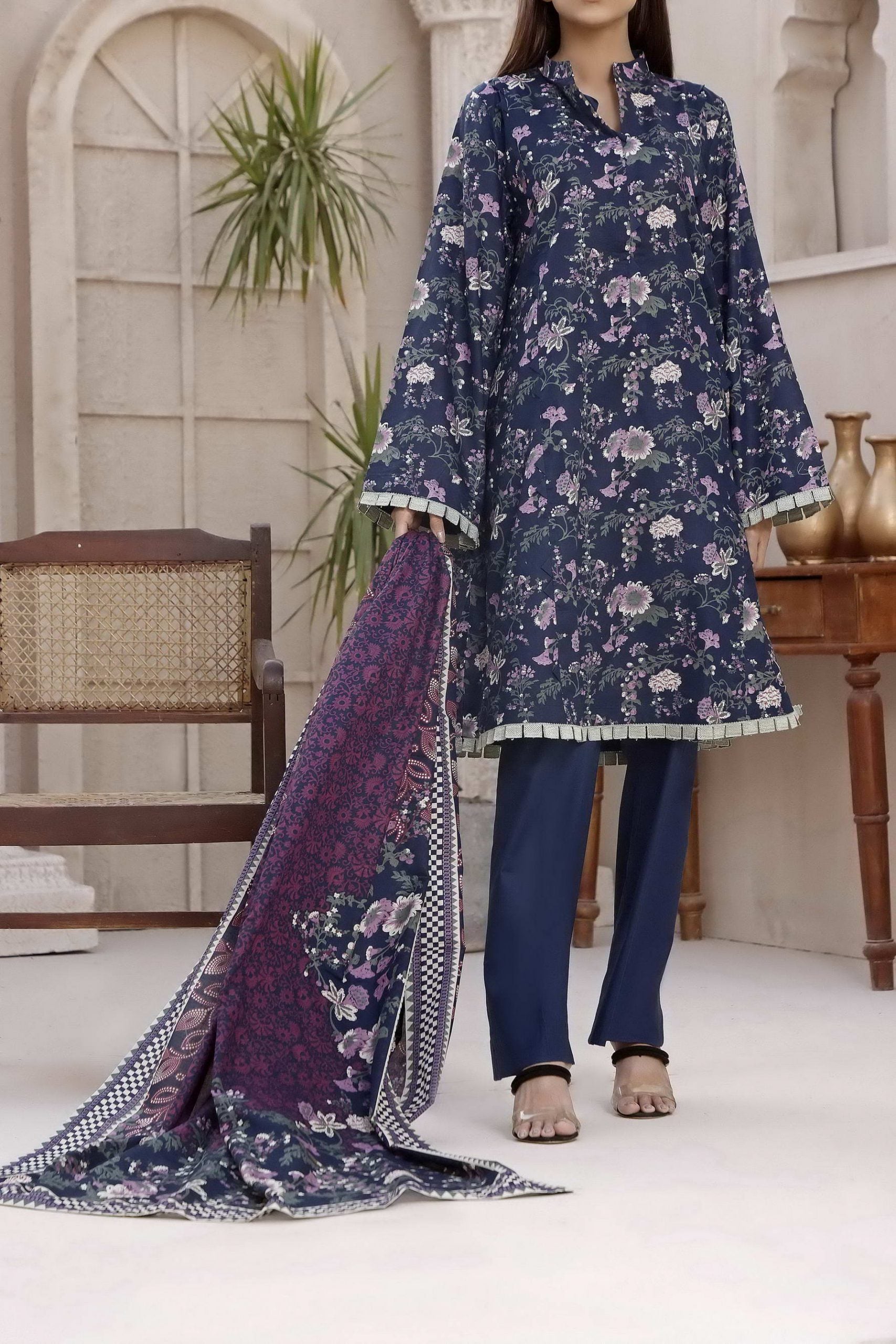Signature Series Lawn`22 D#2627 Nevy Blue – Tradition Stores