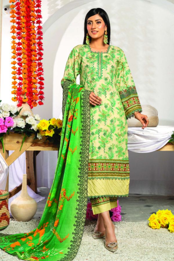 Colorita Manahil Emb Lawn`25 CD#06 – Tradition Stores