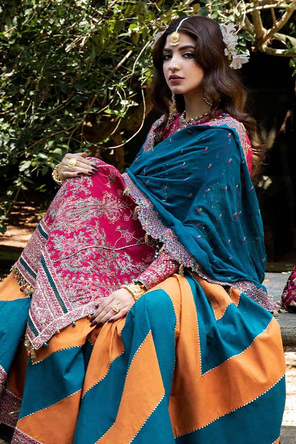 Hussain Rehar Roshan Luxury Lawn`23 KANVER – Tradition Stores