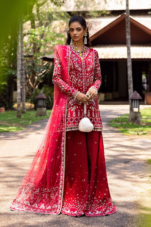 Saira Rizwan Festive Unstitched`25 SRF-01 GOLNAR – Tradition Stores