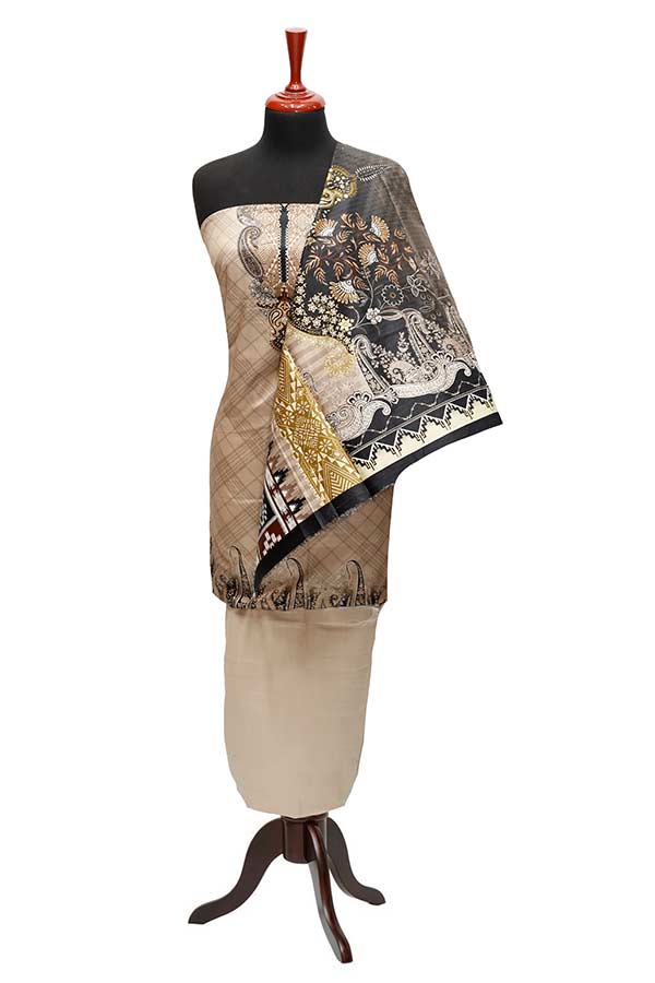 Sitara Nau Rang Linen`22 D#04 (Skin) – Tradition Stores