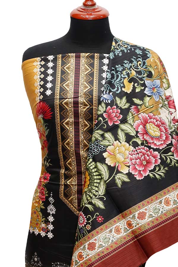 Sitara Nau Rang Linen`22 D#08 (Mustard) – Tradition Stores