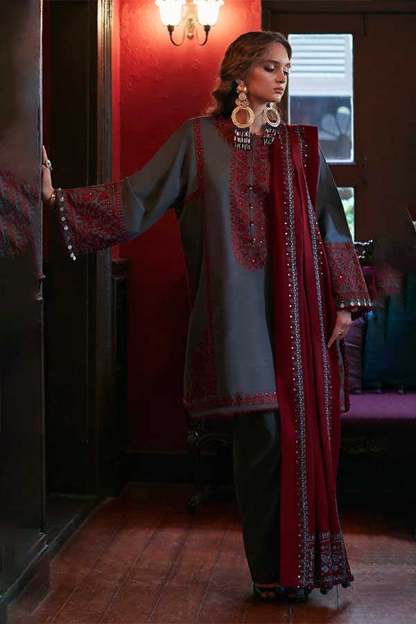 Zaha Winter Unstitched Collection'22 ZW#14 (NEHIR) – Tradition Stores