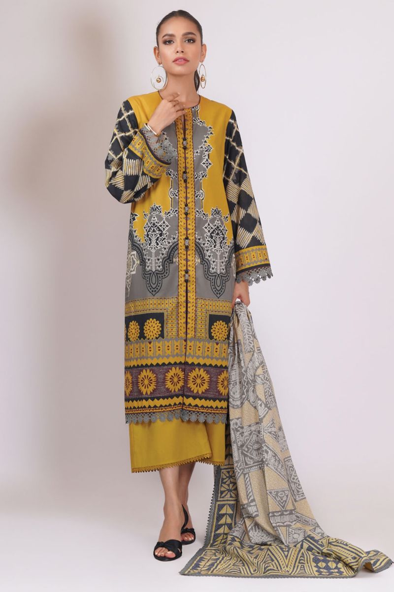 Al Karam Spring Summer`22 SS#21 Green – Tradition Stores